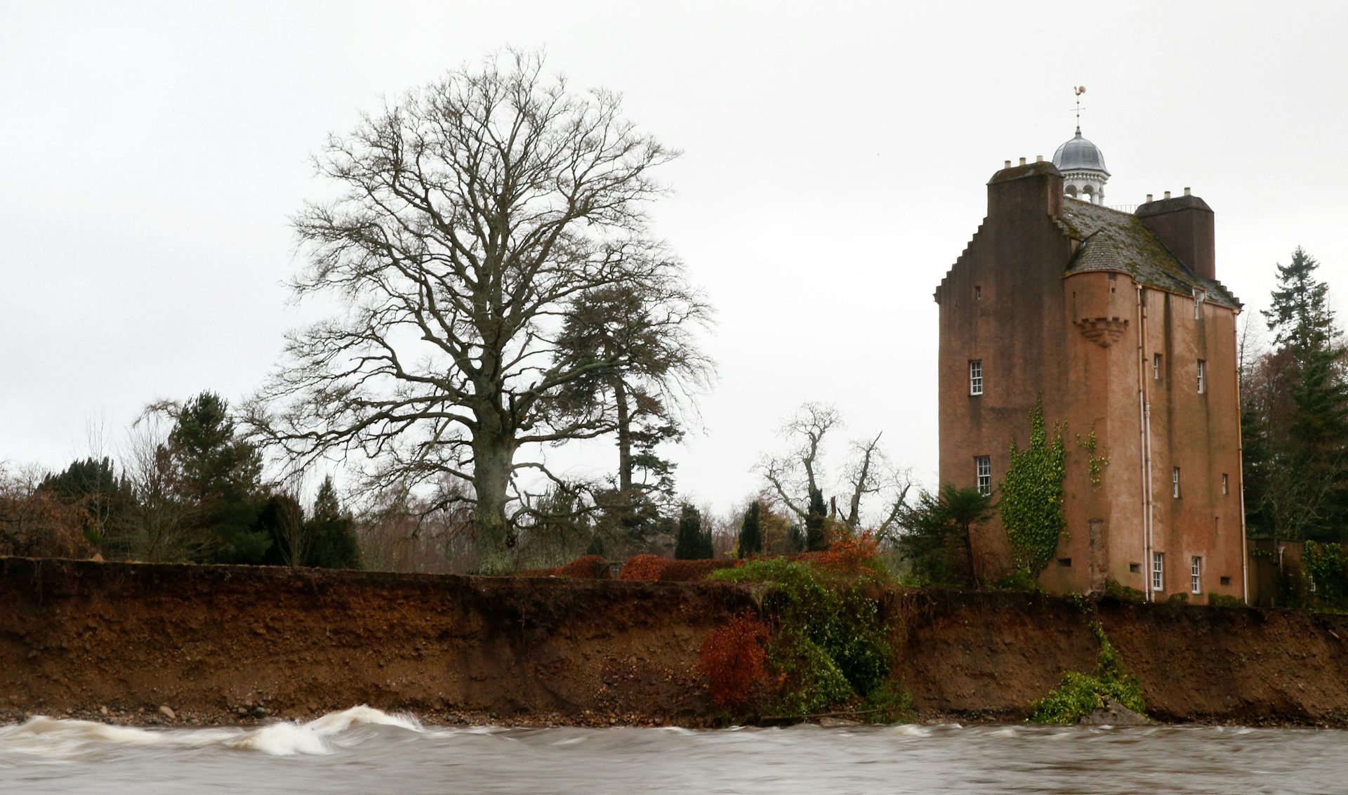 How to stop a castle falling into a river