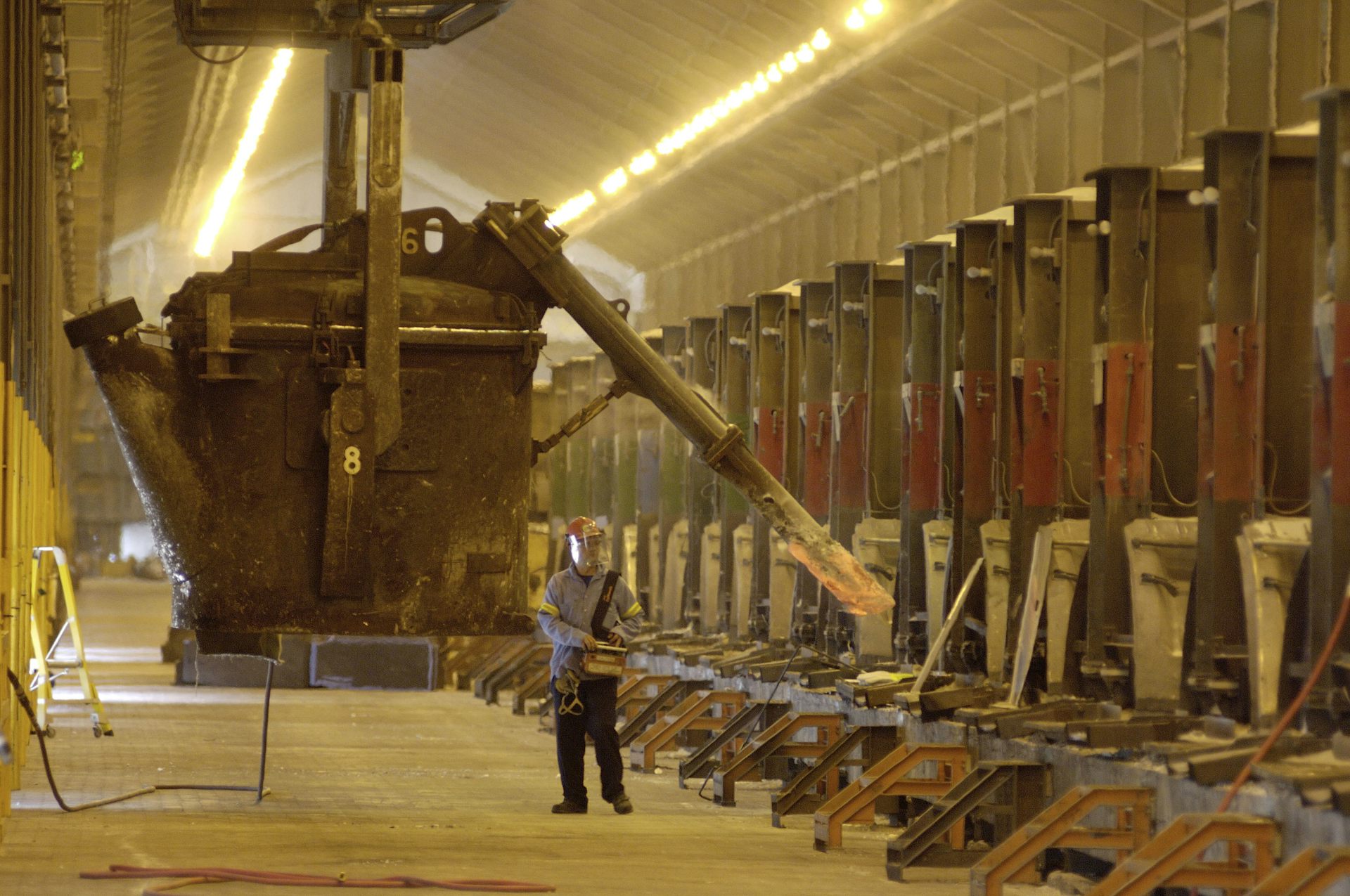 One Ton Of Aluminum Smelting