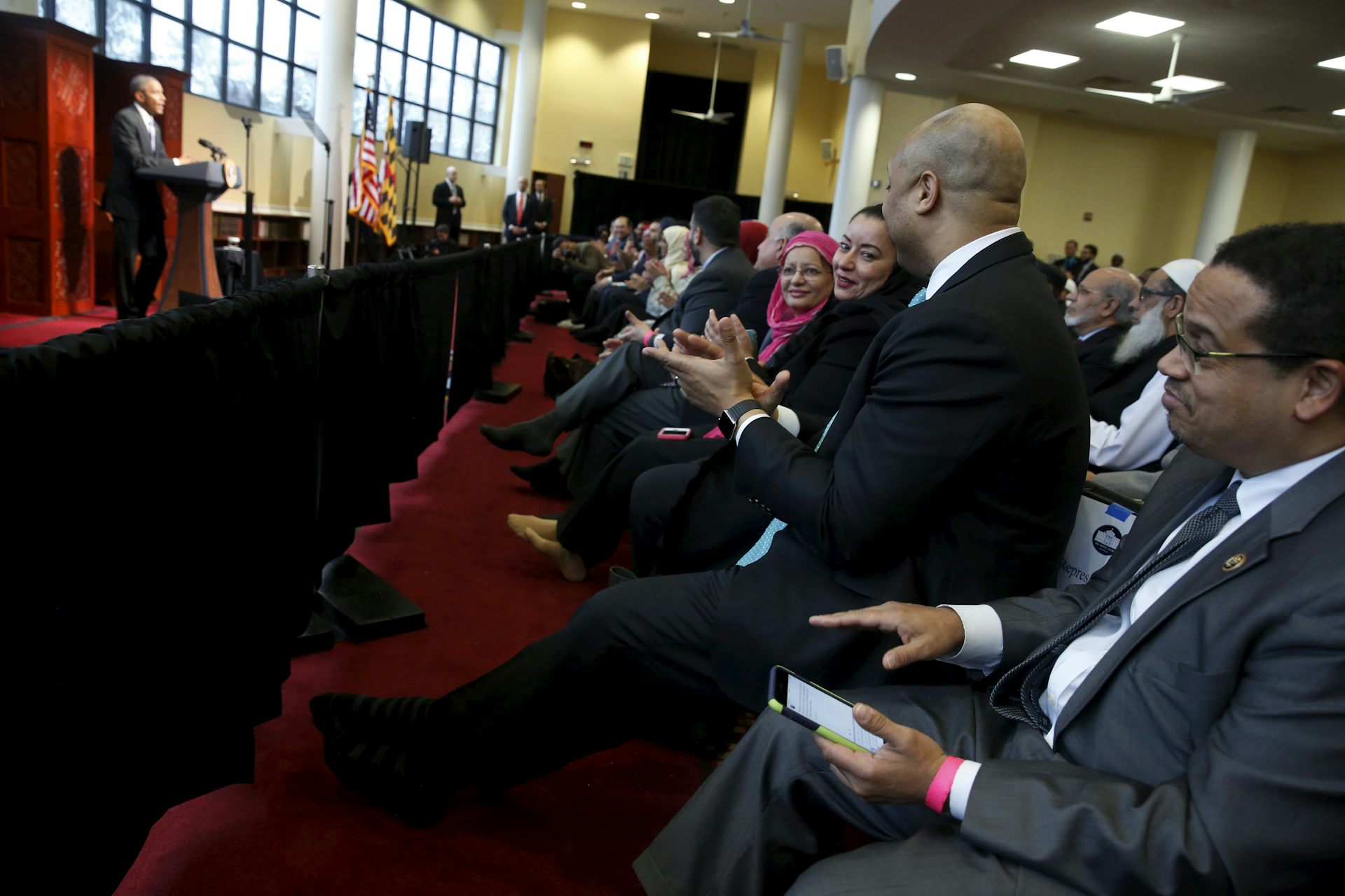 Obama’s speech at Baltimore mosque was powerful, but was anyone listening?