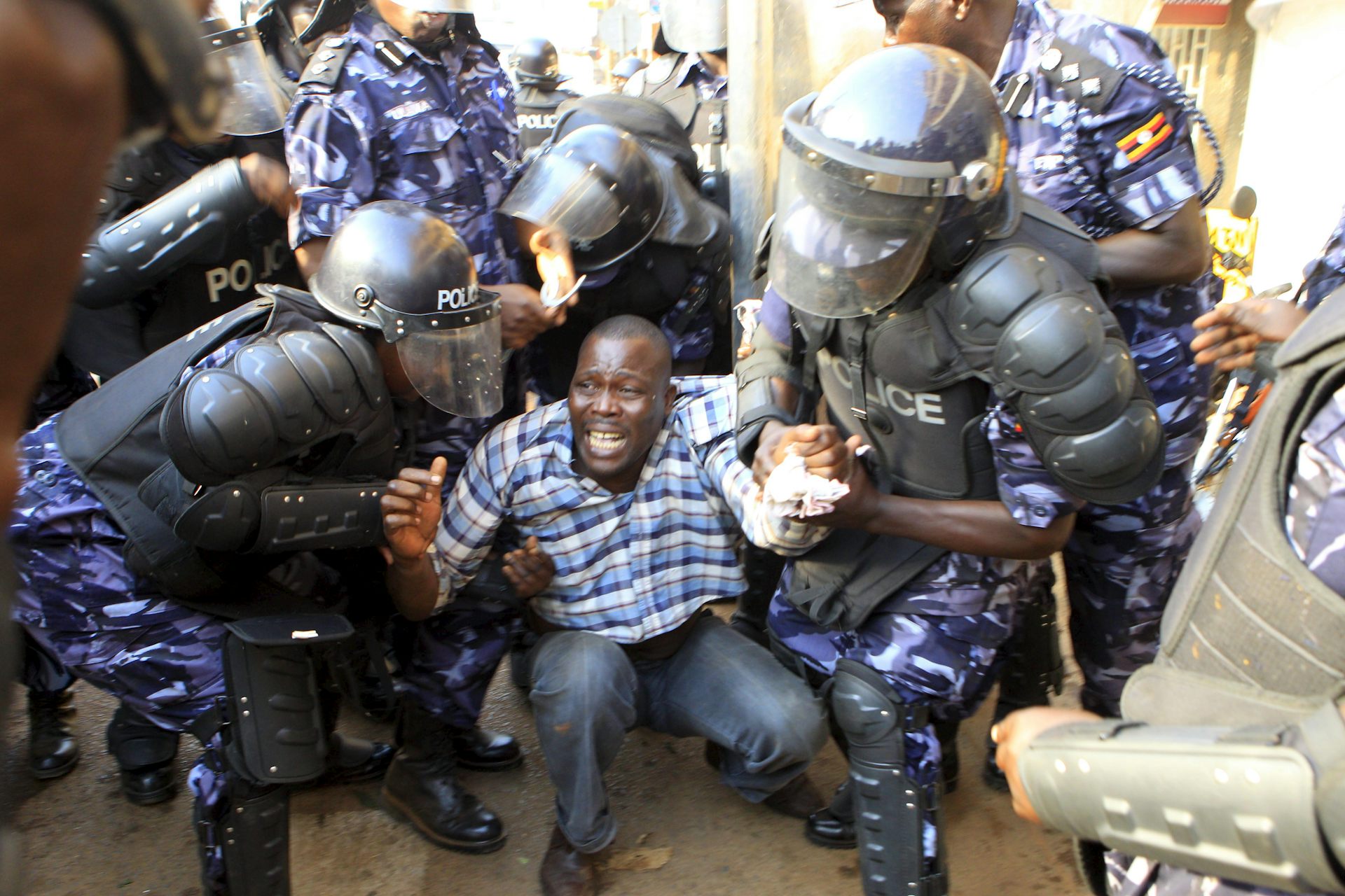 Heavy-handed police tactics raise concerns about democracy in Uganda