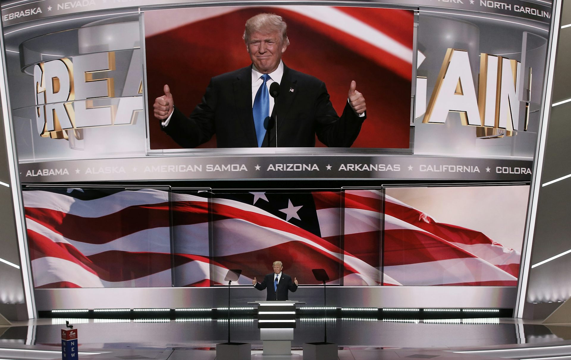 Politics serves as therapy when Trump takes the stage