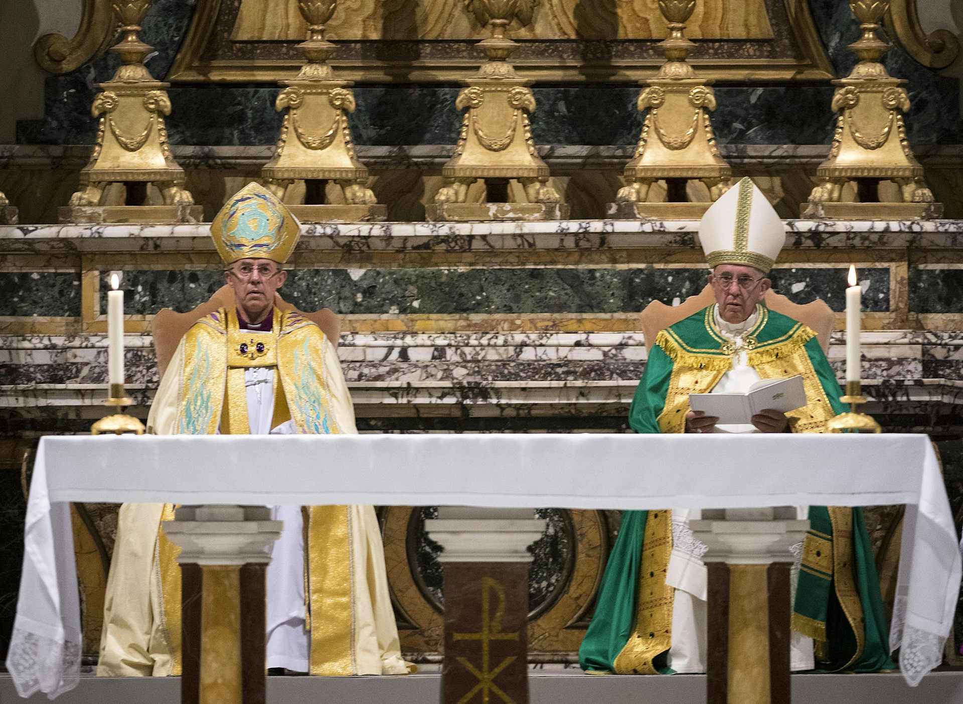 Pope and archbishop hope ‘unity pilgrimage’ will calm their own warring ...