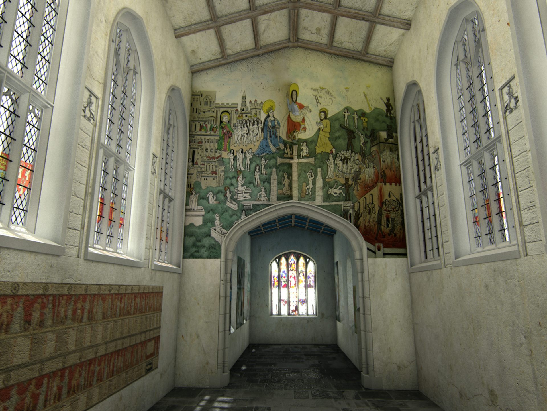 Why did Shakespeare's father paint over iconic medieval murals?