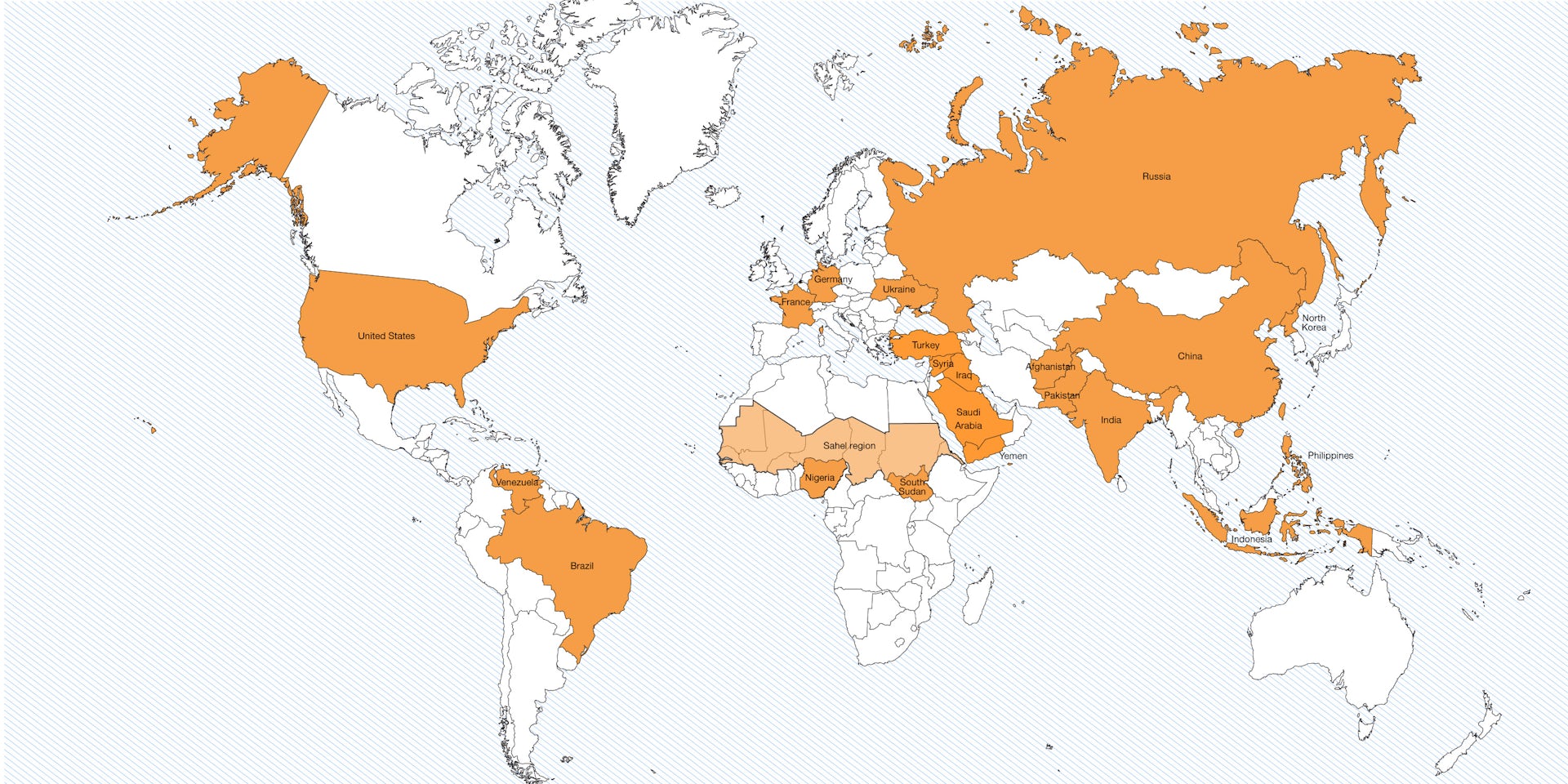 War, conflict, economic strife: the world in 2017 is rife with hot ...
