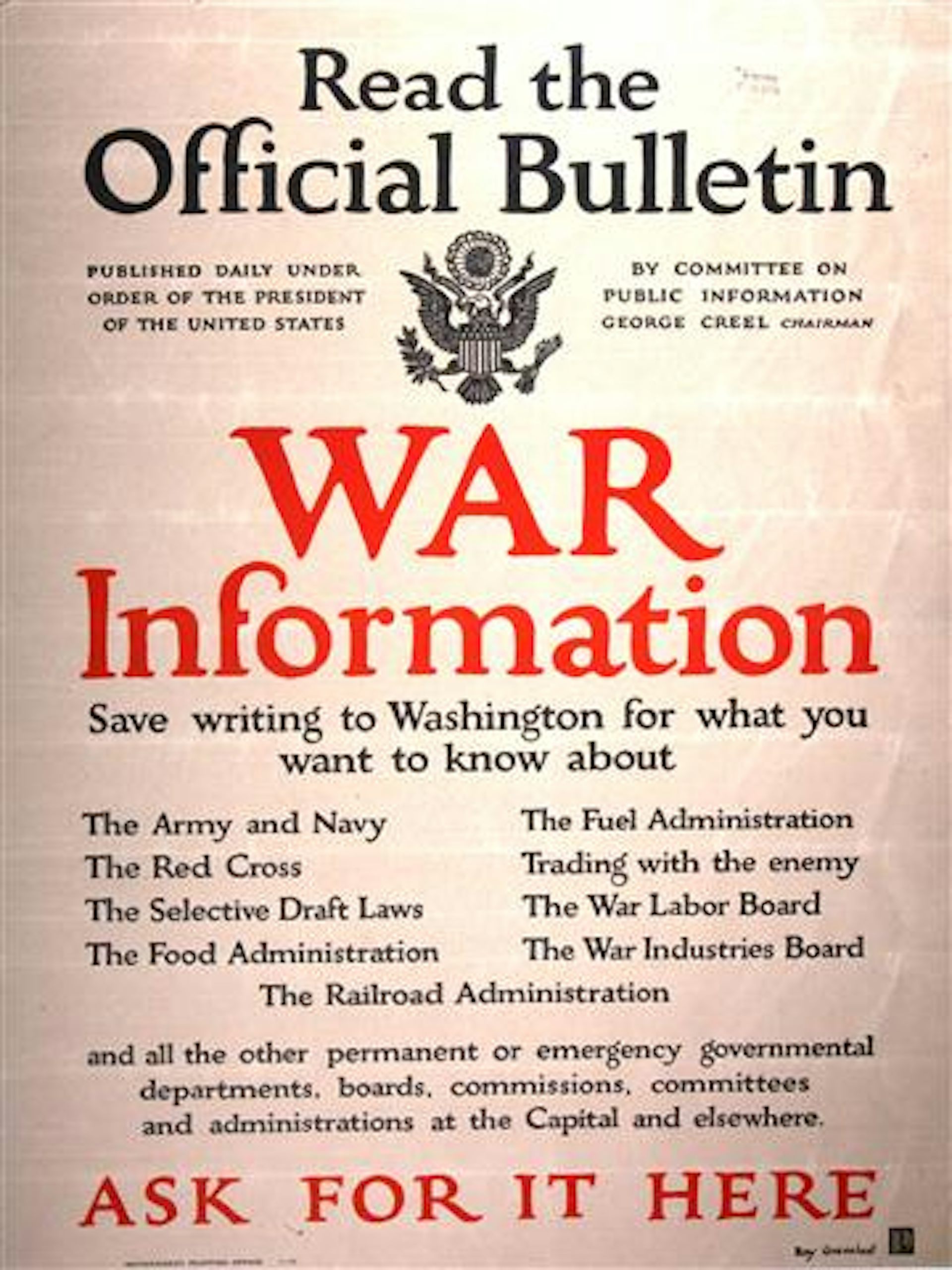 How Woodrow Wilson’s propaganda machine changed American journalism
