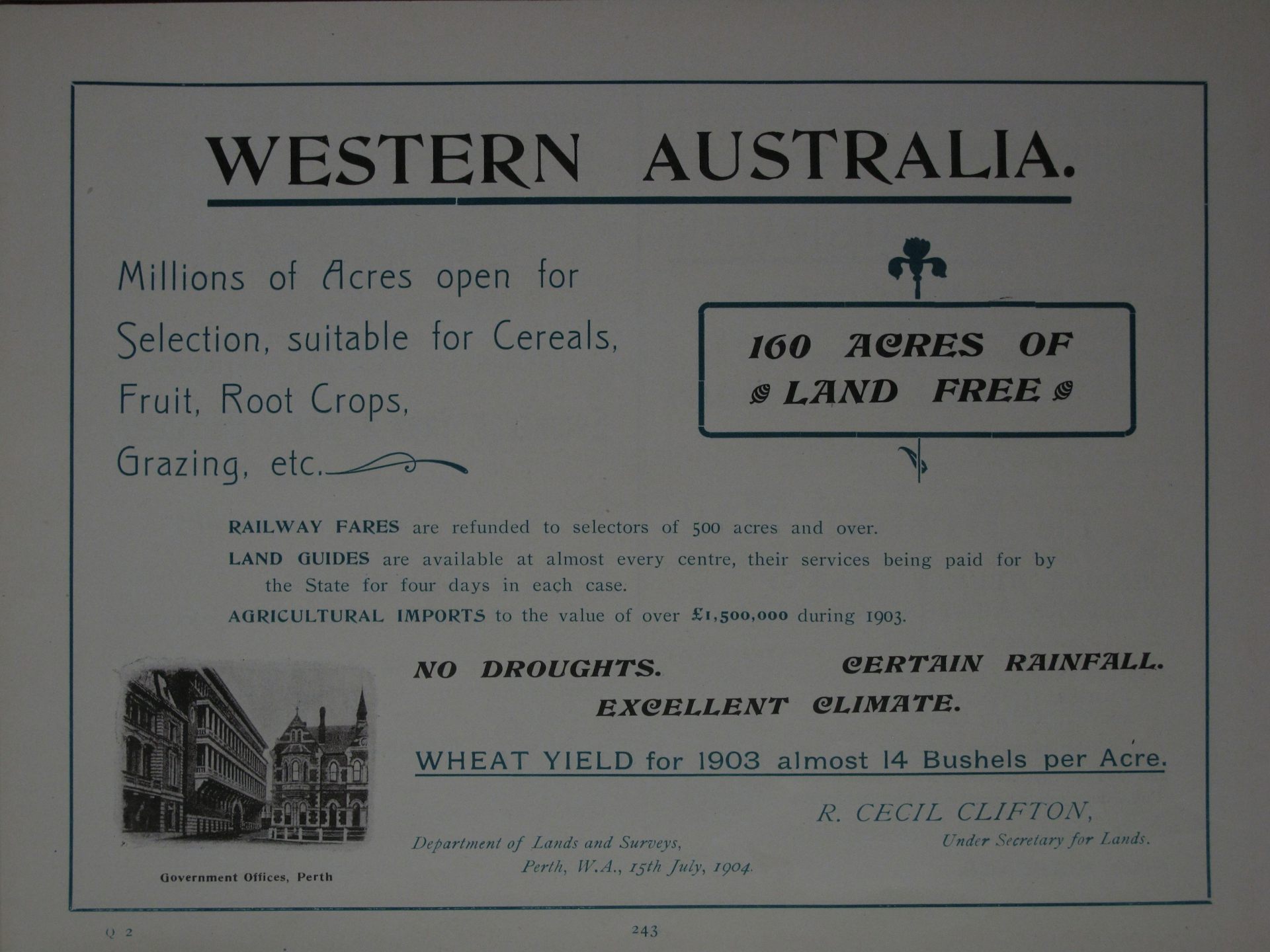 Writing the WA wheatbelt, a place of radical environmental change