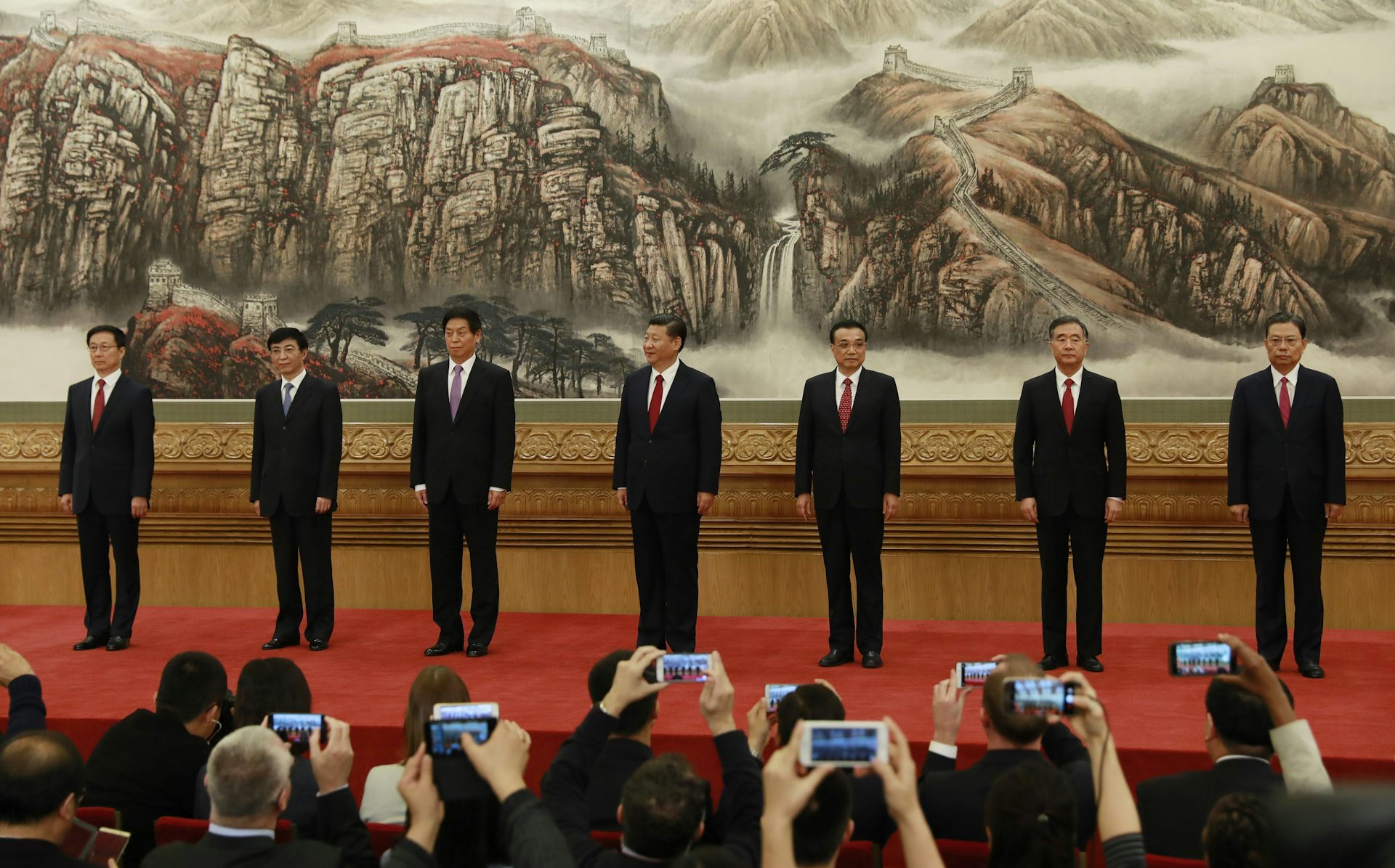 Xi Jinping unveils China’s new leadership team
