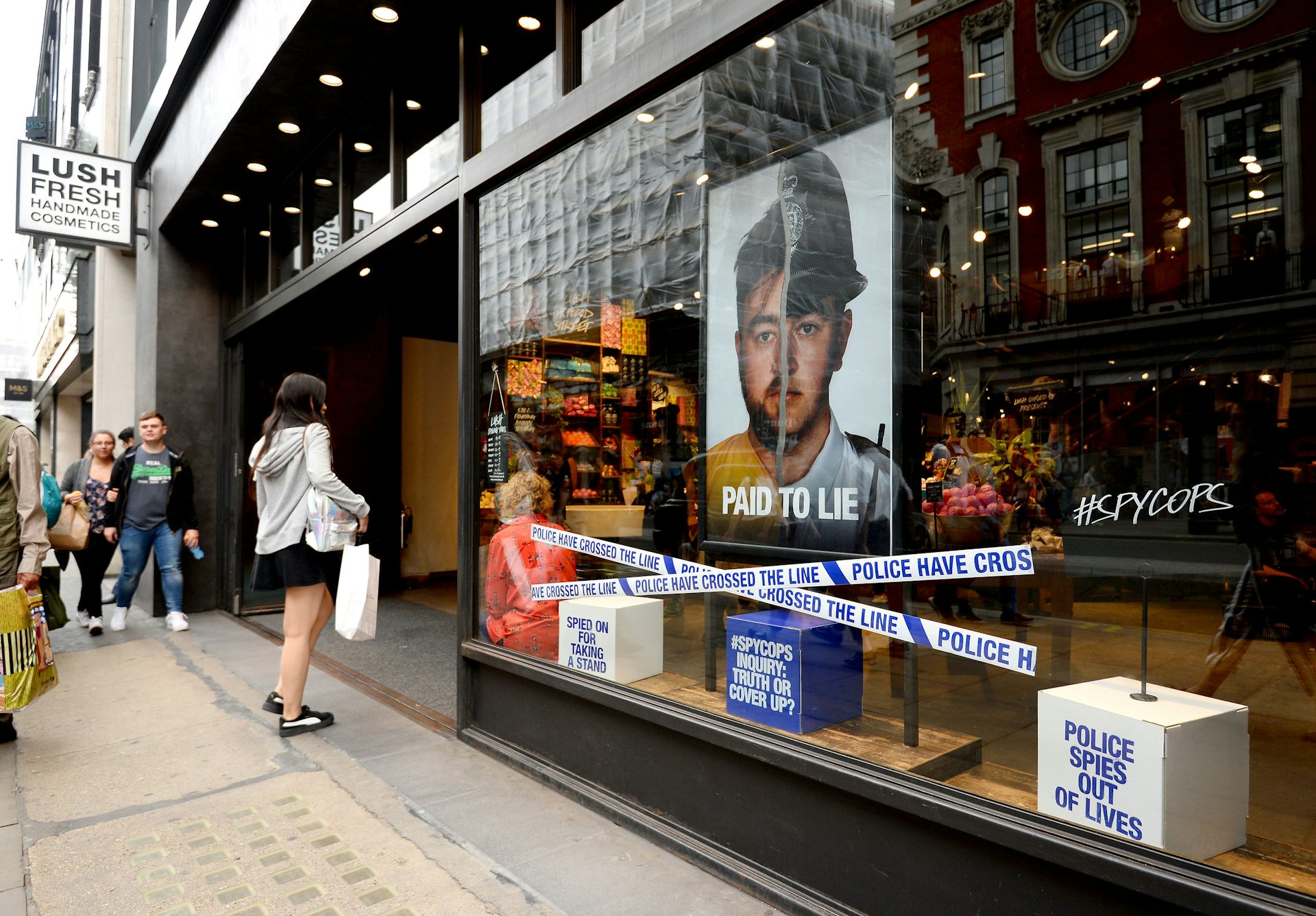 From bath bombs to spy cops – why cosmetic store Lush took on the police
