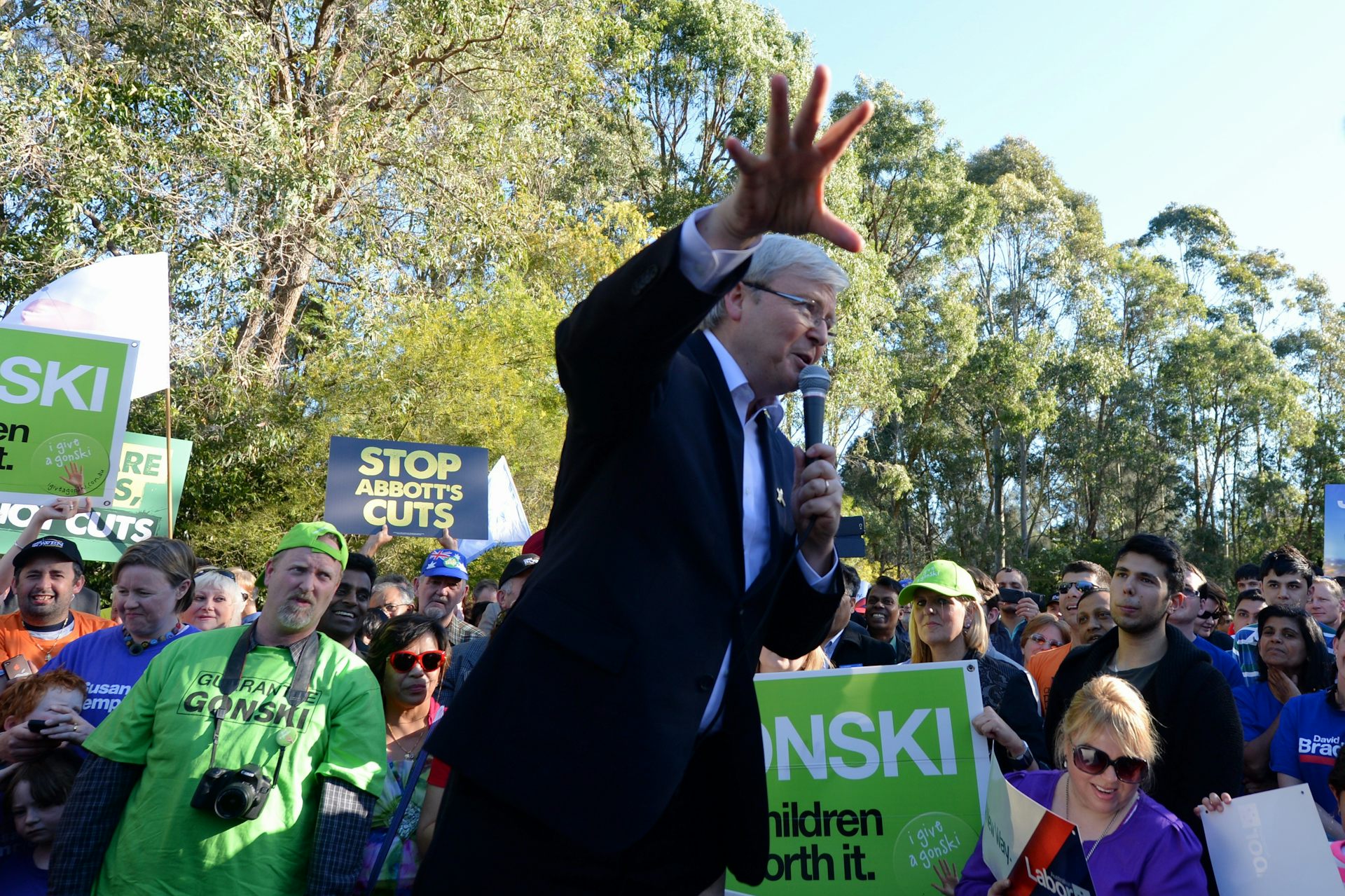 Sunrise Kevin and Egomaniacal Kevin: the two Rudds