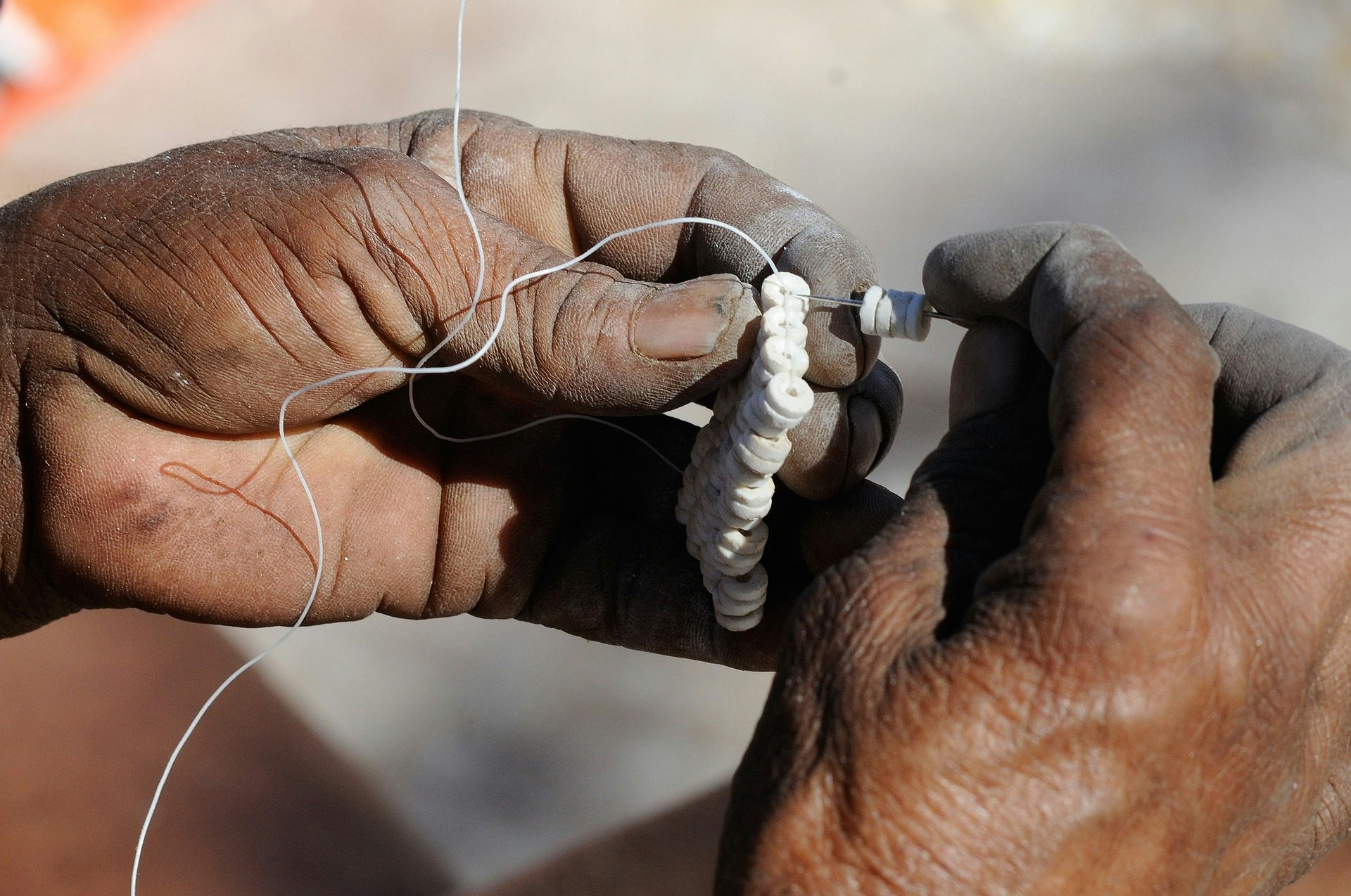 The tiny ostrich eggshell beads that tell the story of Africa's past