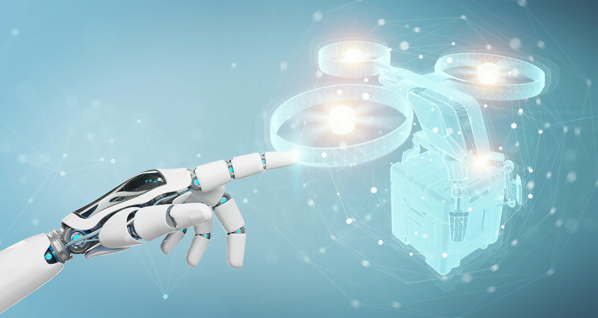 Cómo controlar drones y robots industriales gracias al 5G