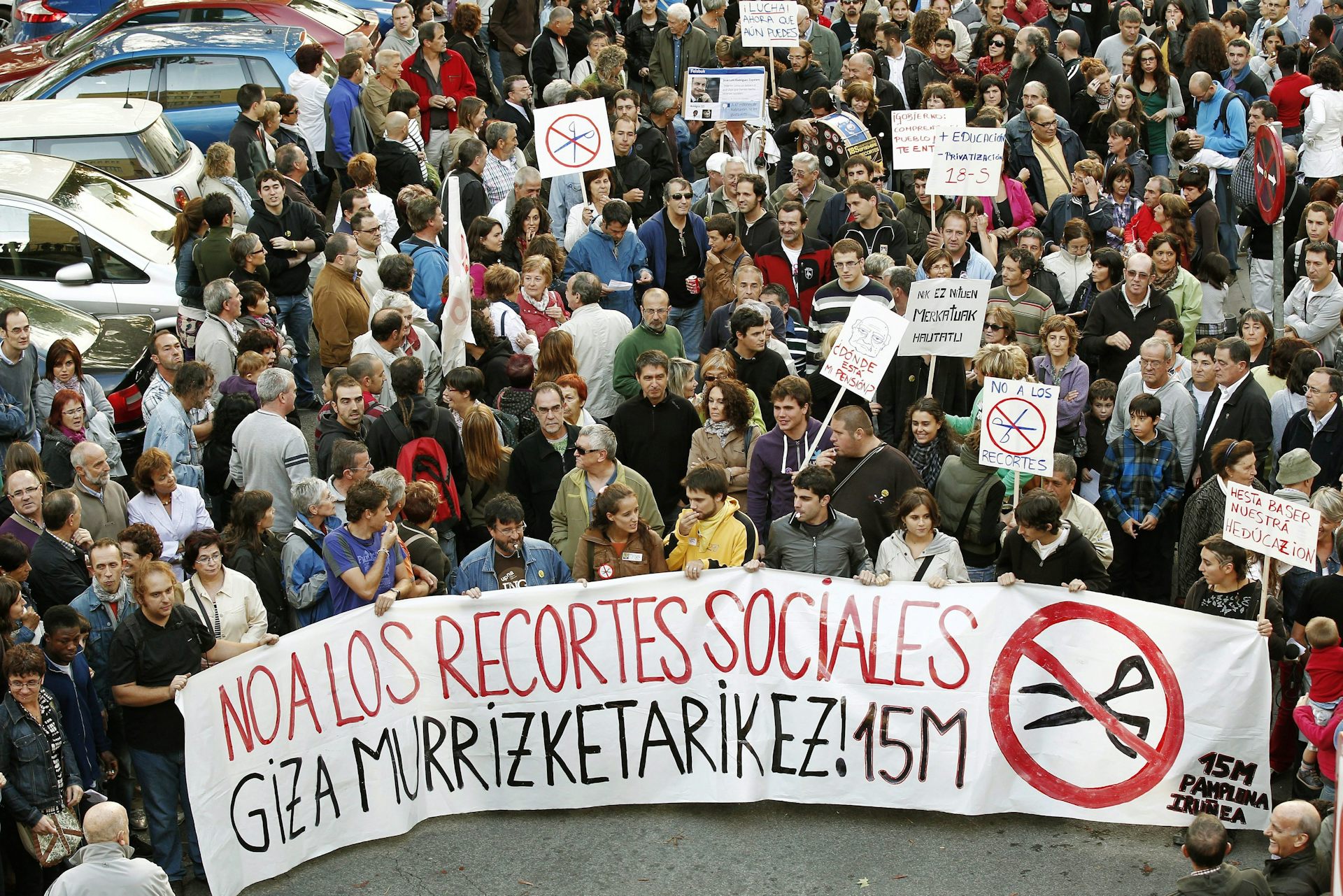 15-M back on Spain's streets as protest goes global