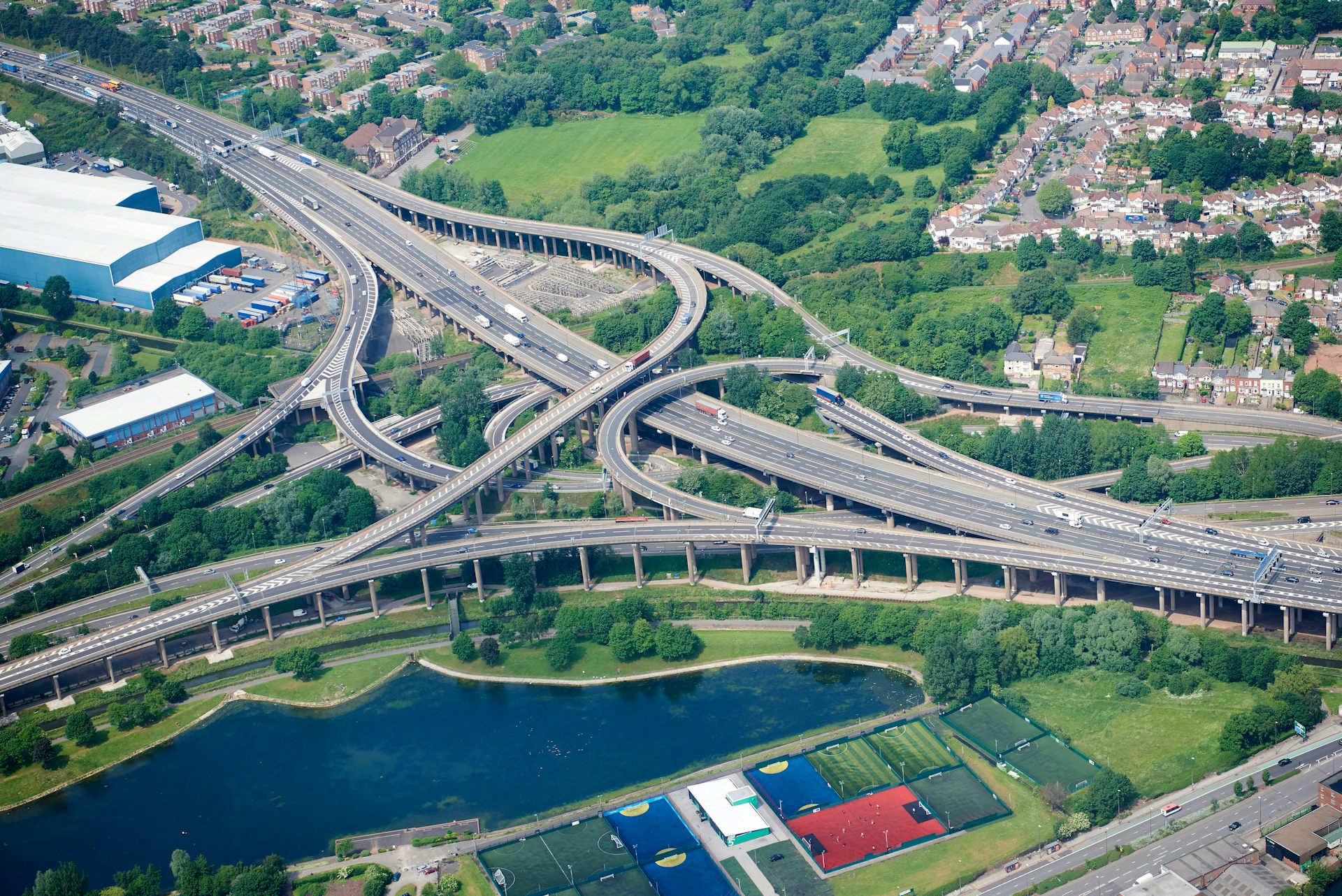 Spaghetti Junction at 50: how the fabled Midlands interchange put ...
