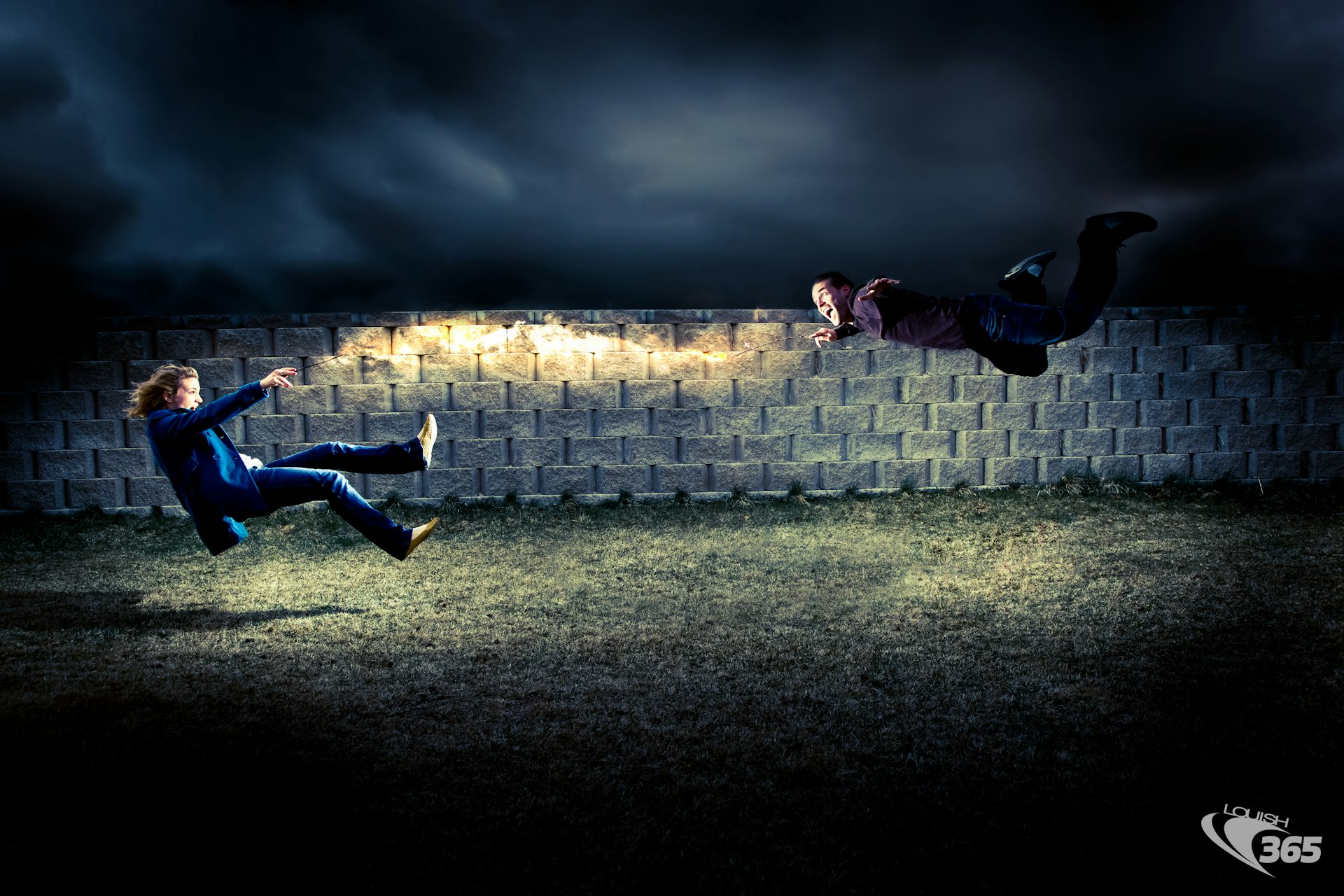 Levitation is just part of the power of pushy light