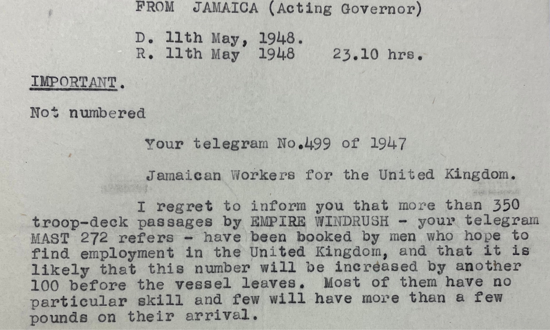 Unravelling the Windrush myth: the confidential government ...