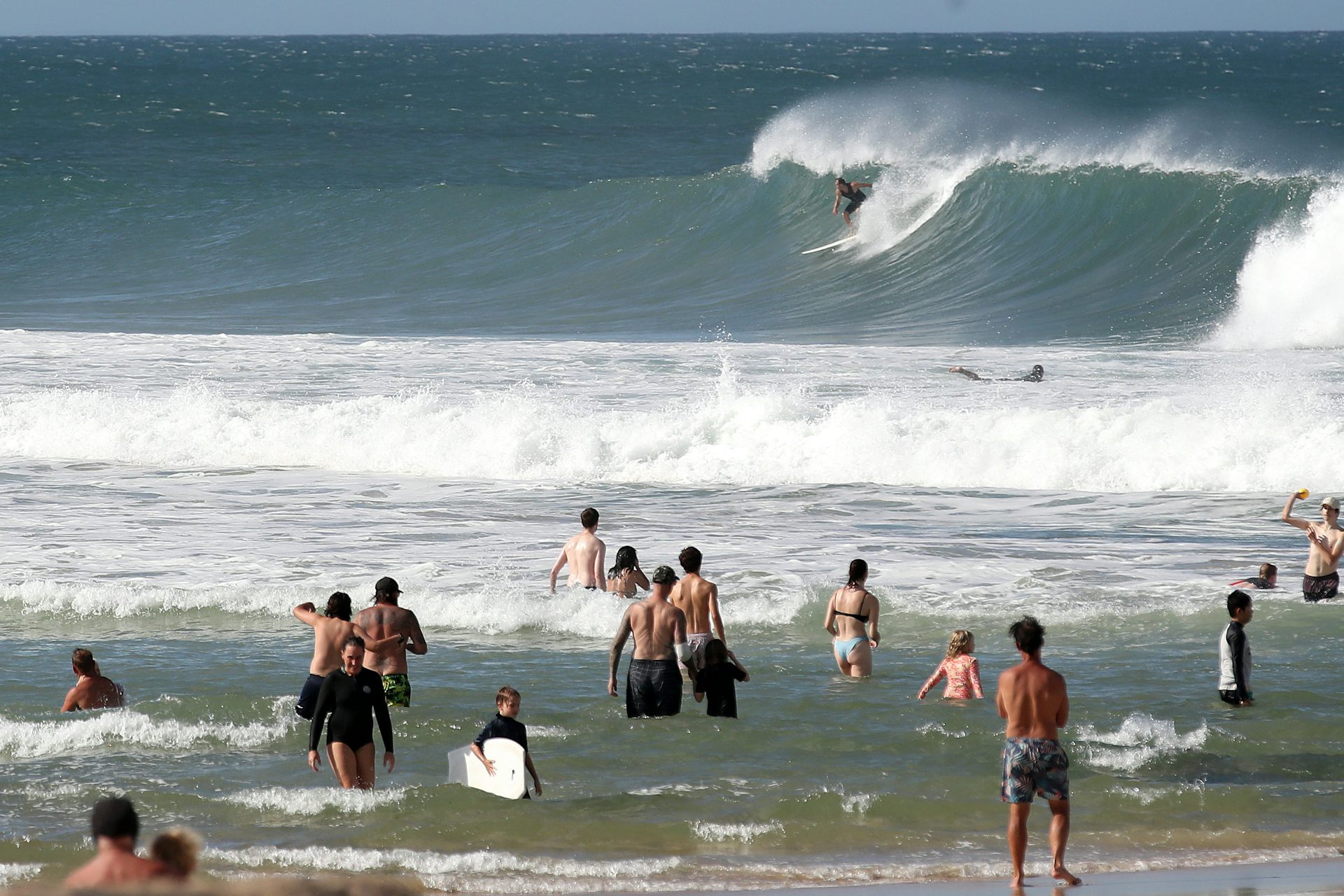 Australian beachgoers are told to always ‘swim between the flags’ – but ...