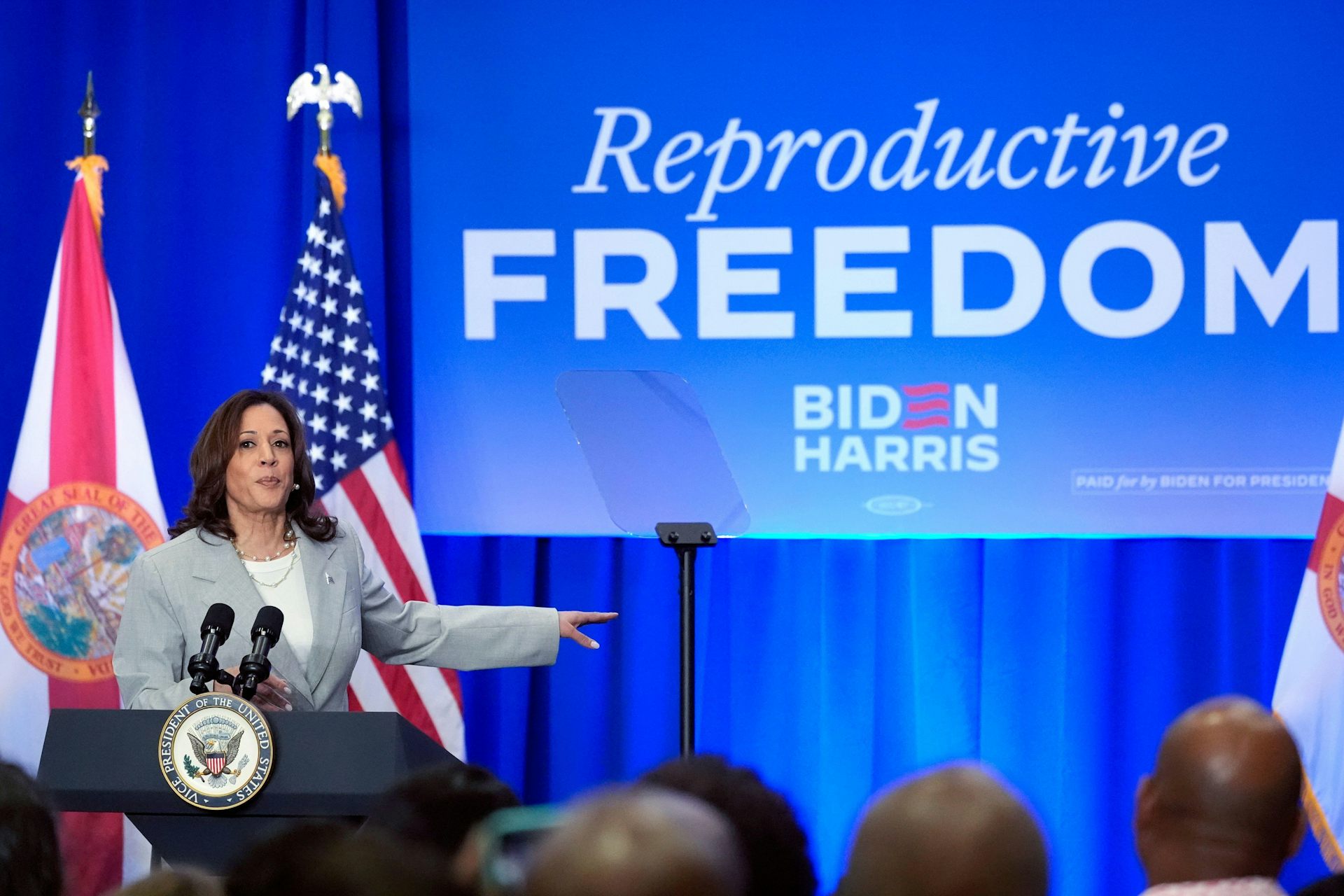 Why Kamala Harris has a head start in the race to replace Joe Biden