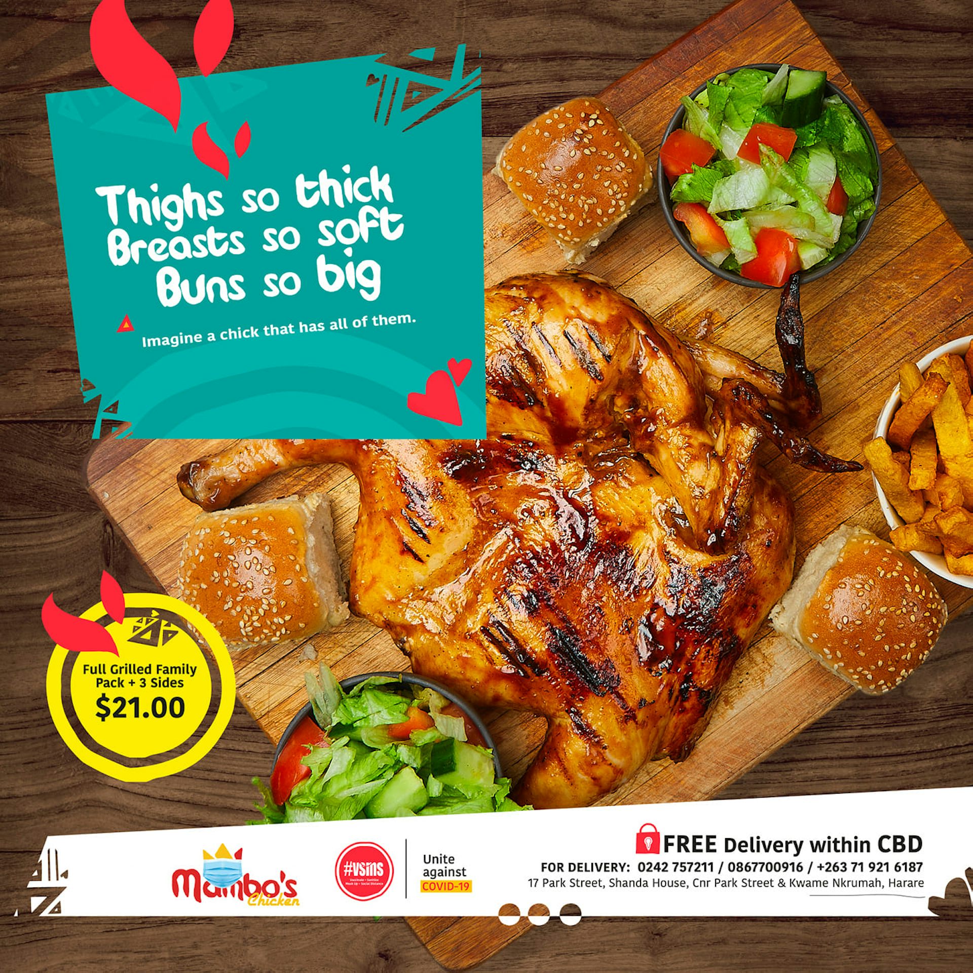 Sex sells in these Zimbabwe take-out chicken ads – showing how fragile ...