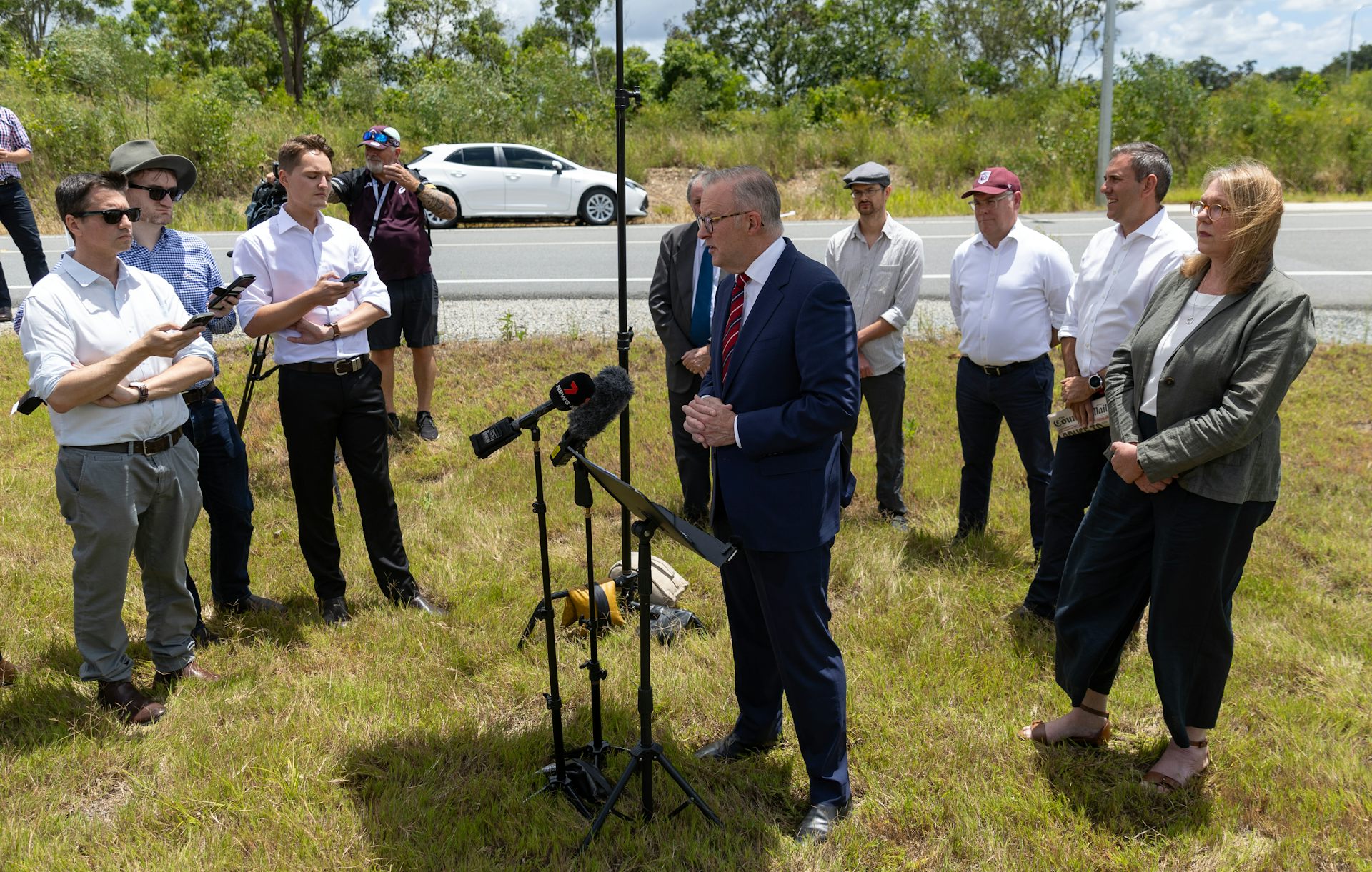 The prime minister started his unofficial re-election campaign in ...