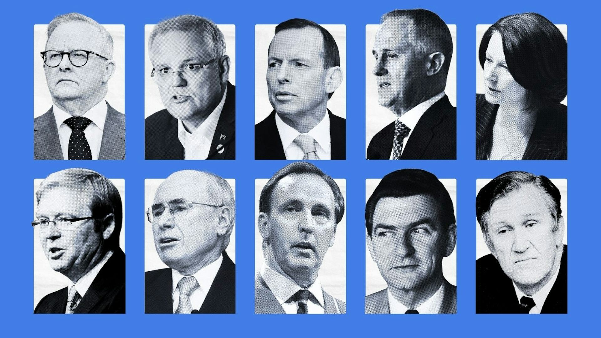 How did the 10 prime ministers since Whitlam change Australia?