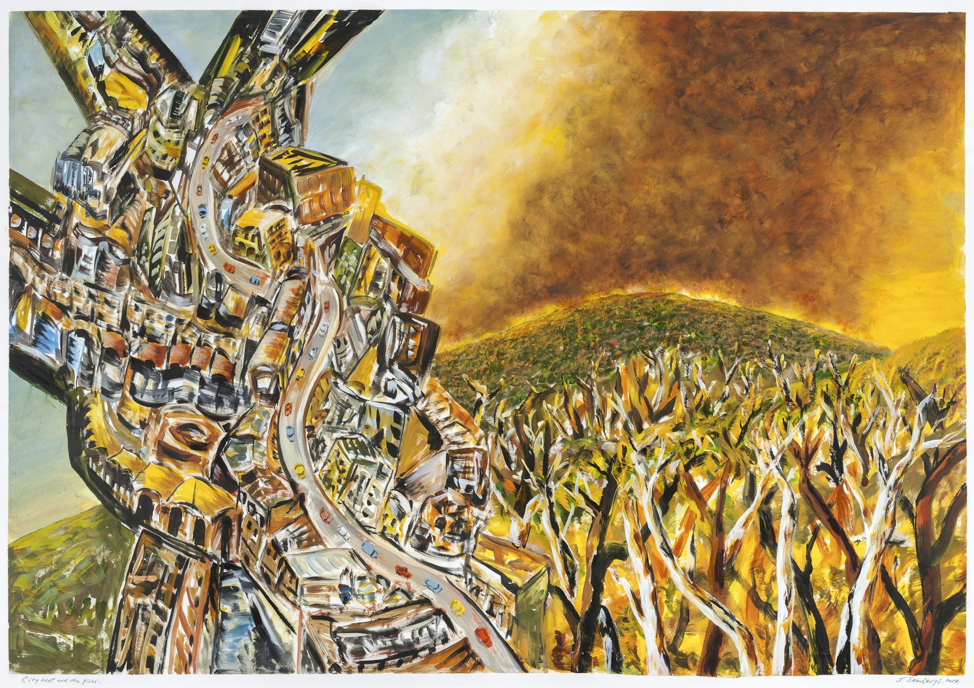 Review: Jan Senbergs’ paintings are a brilliant shock to the senses