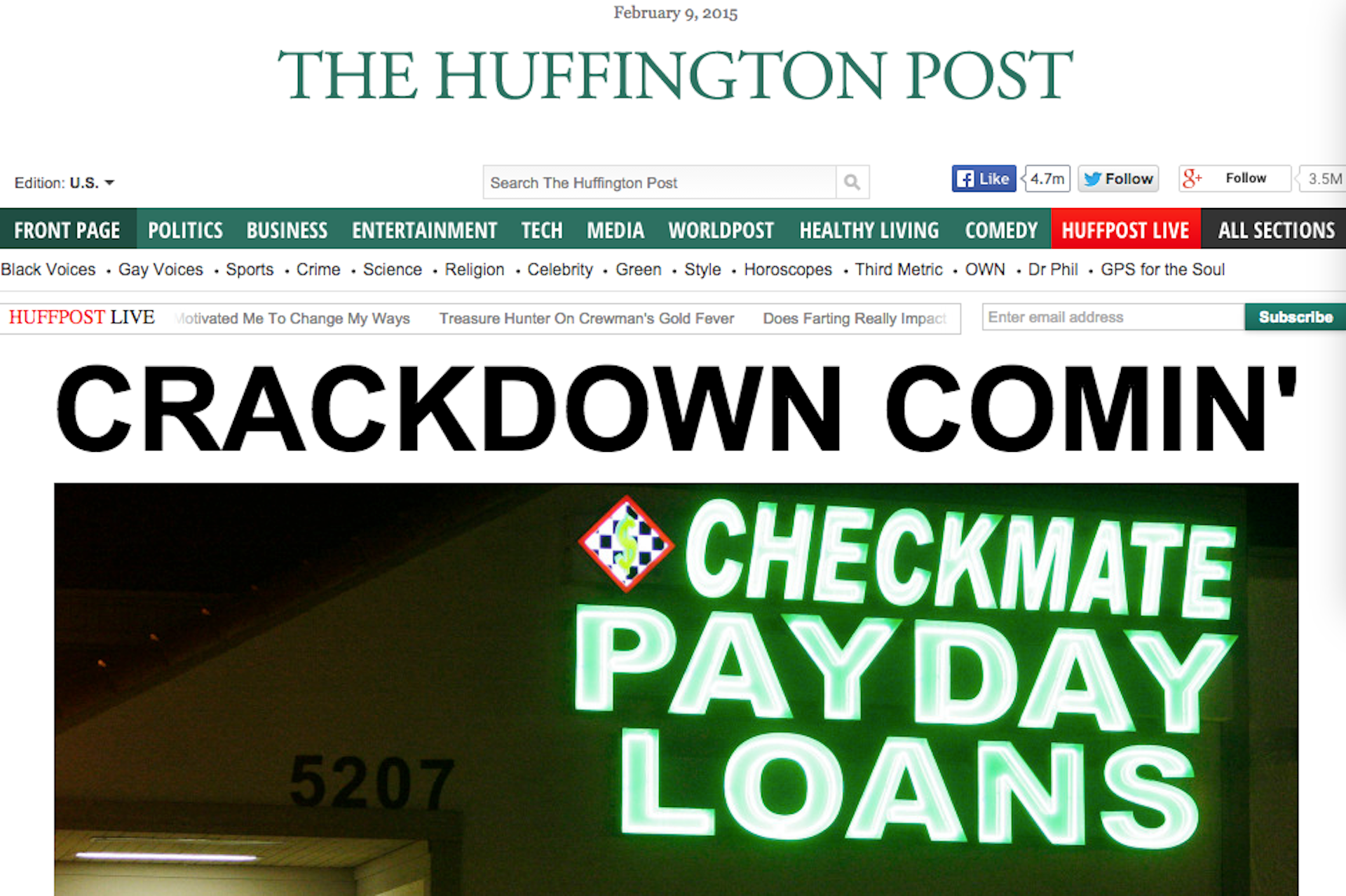 HuffPo meets Fairfax and you won’t believe what happens next