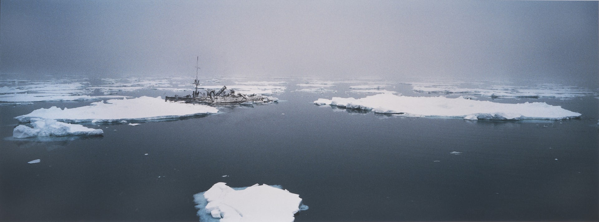 Ian North’s Antarctic artworks evoke the beauty and terror of our era