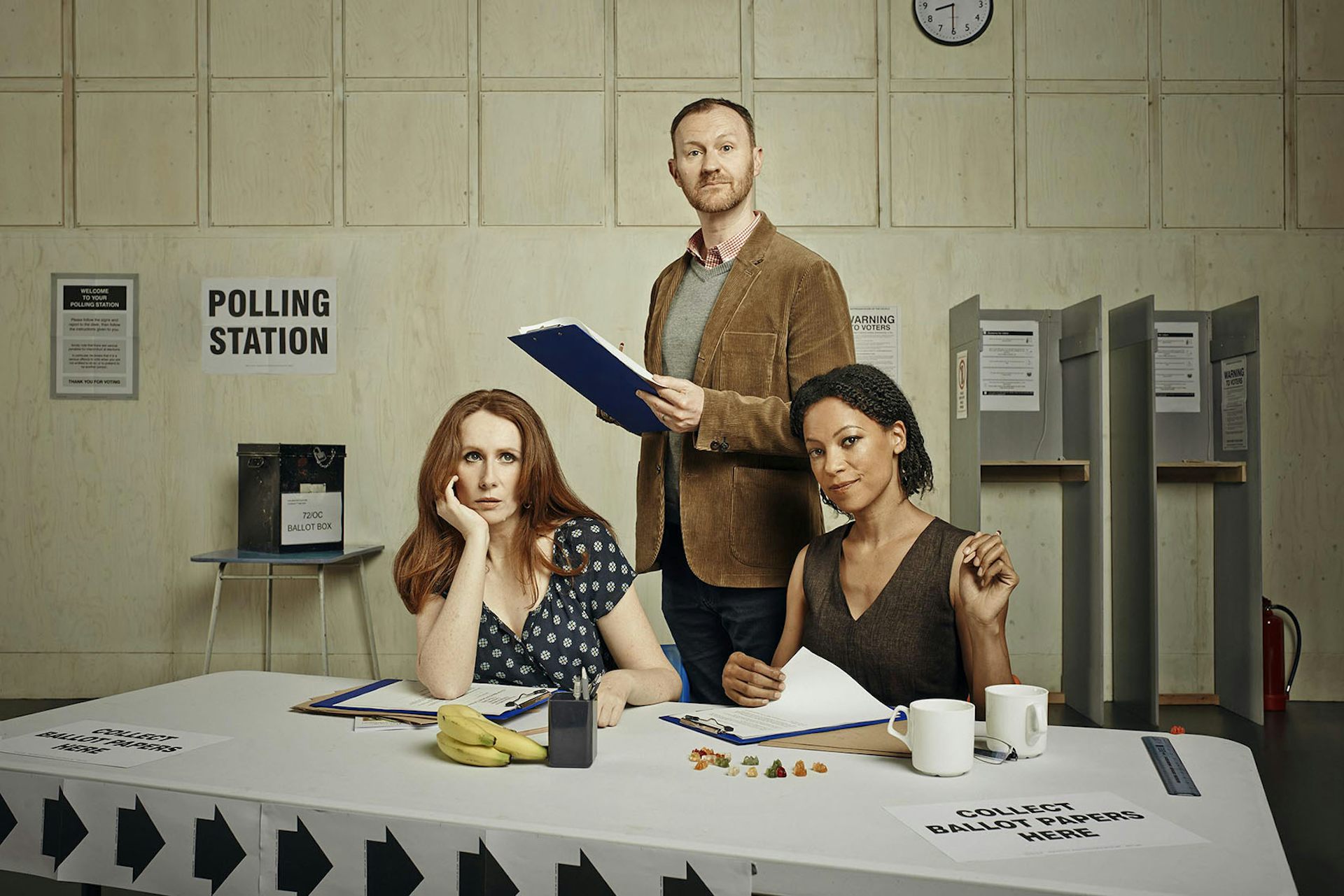 The Vote: fictional polling station provides comic relief but is a ...