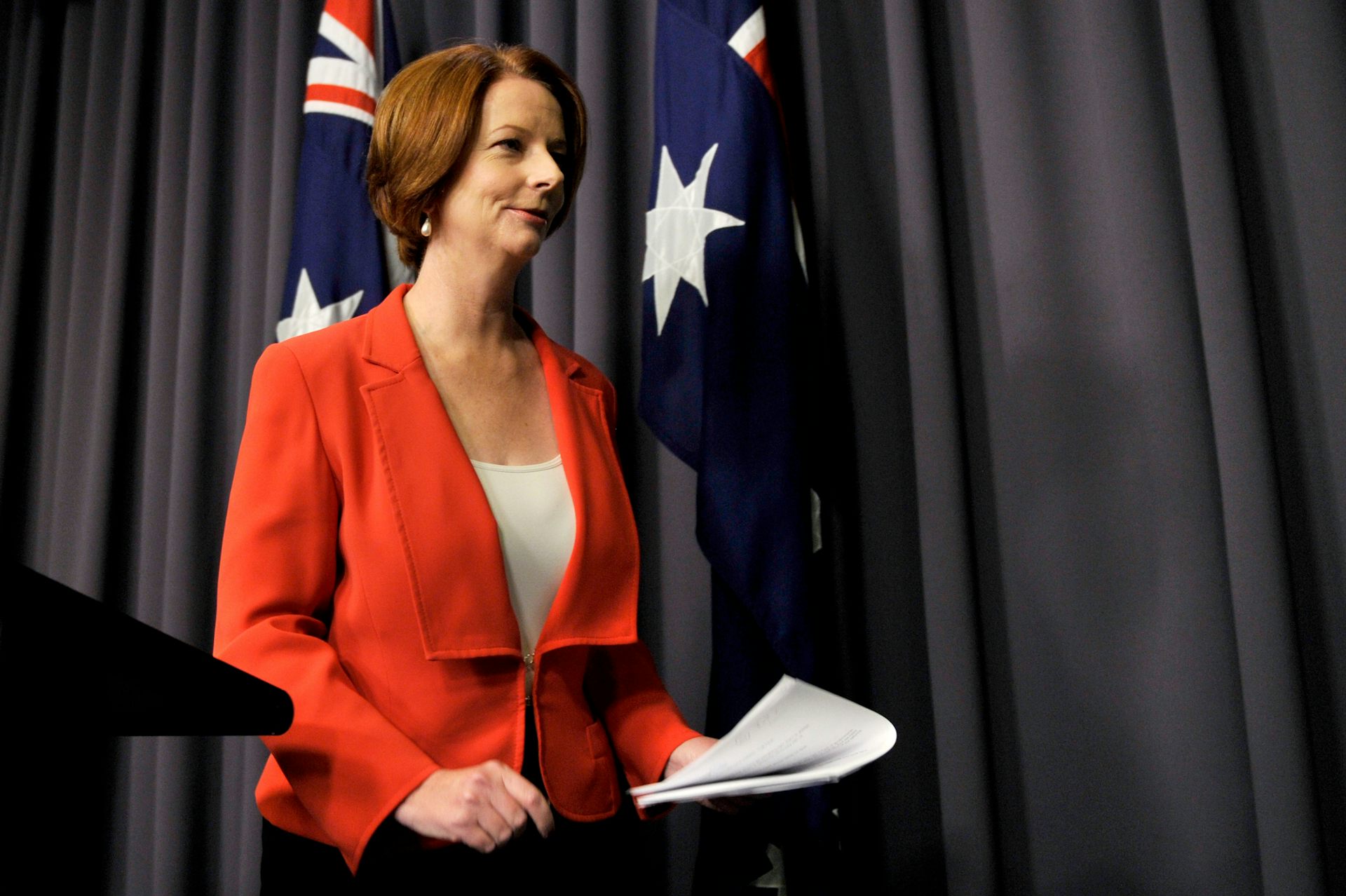 Cautious optimism for Gillard on one of Canberra’s strangest days