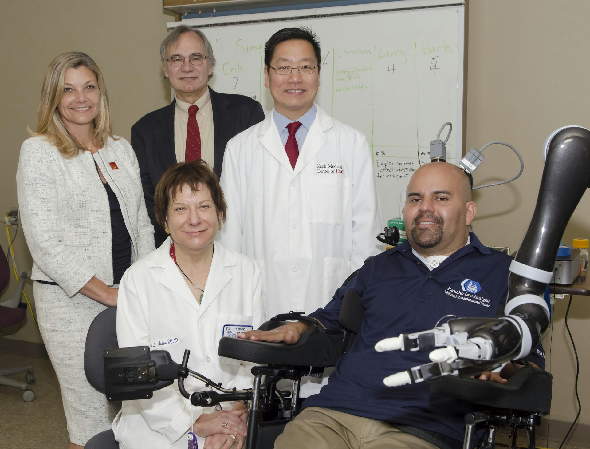 Paralysed patient makes natural movements using robotics and the power ...