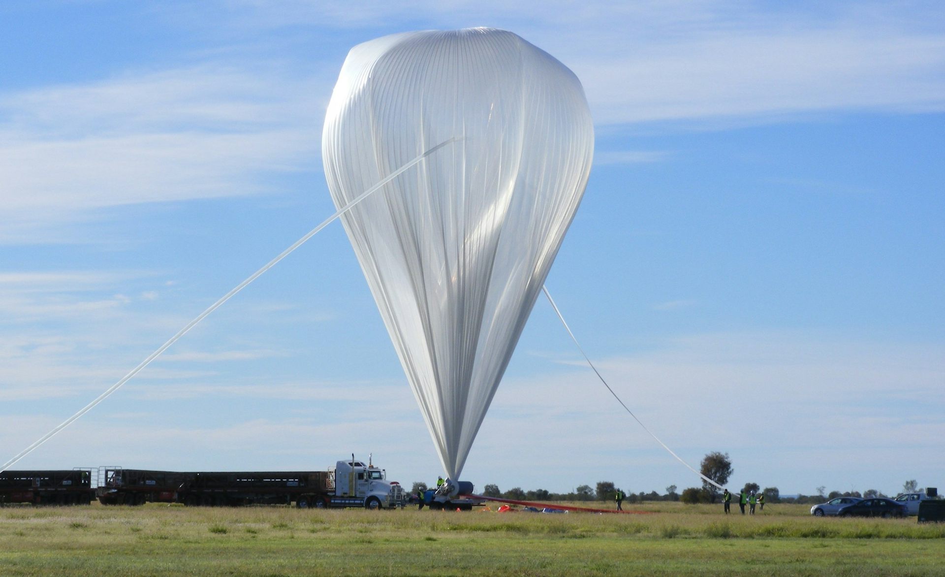 The rise and fall of giant balloons on the edge of space