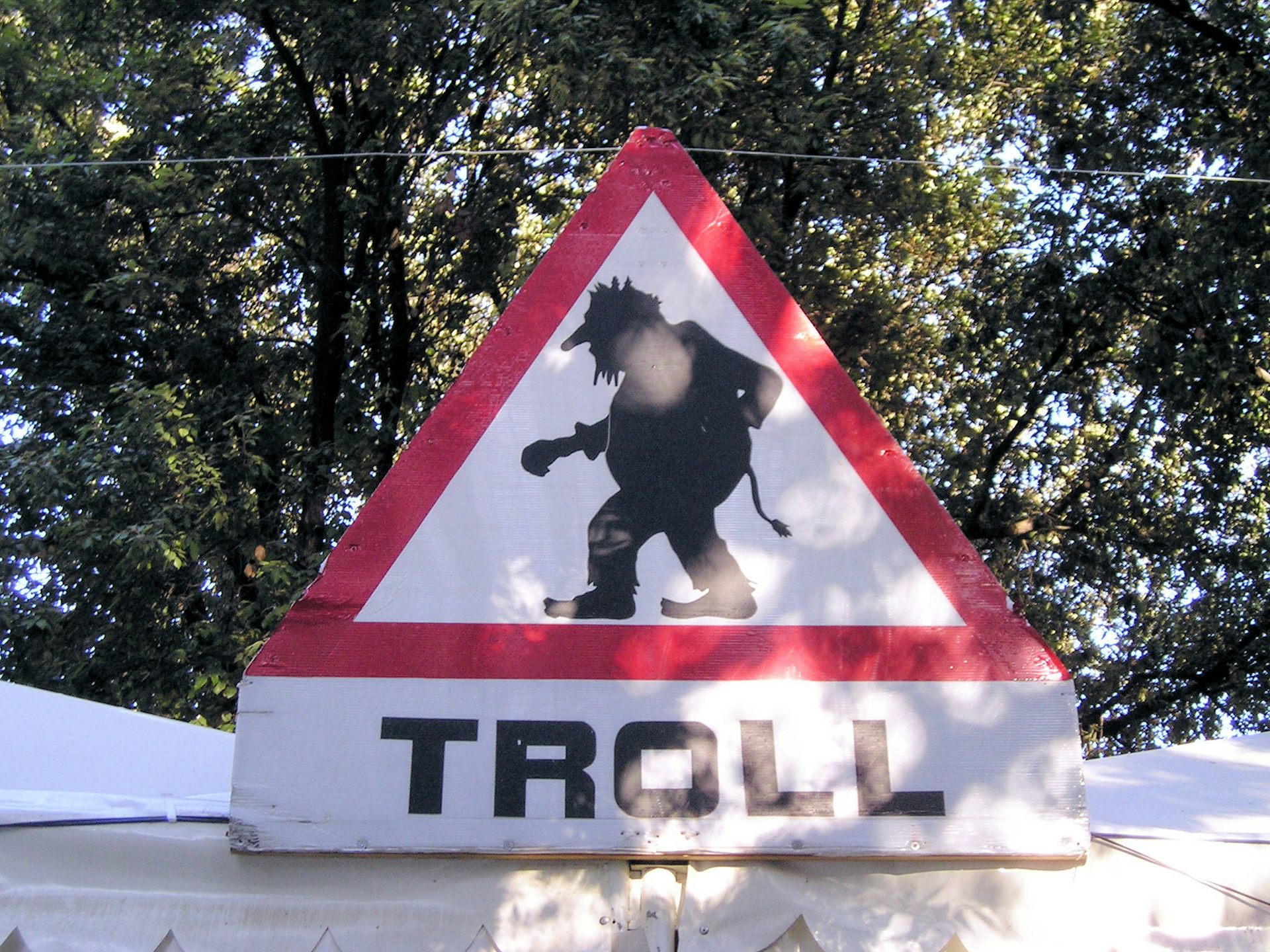 Troll Road Signs