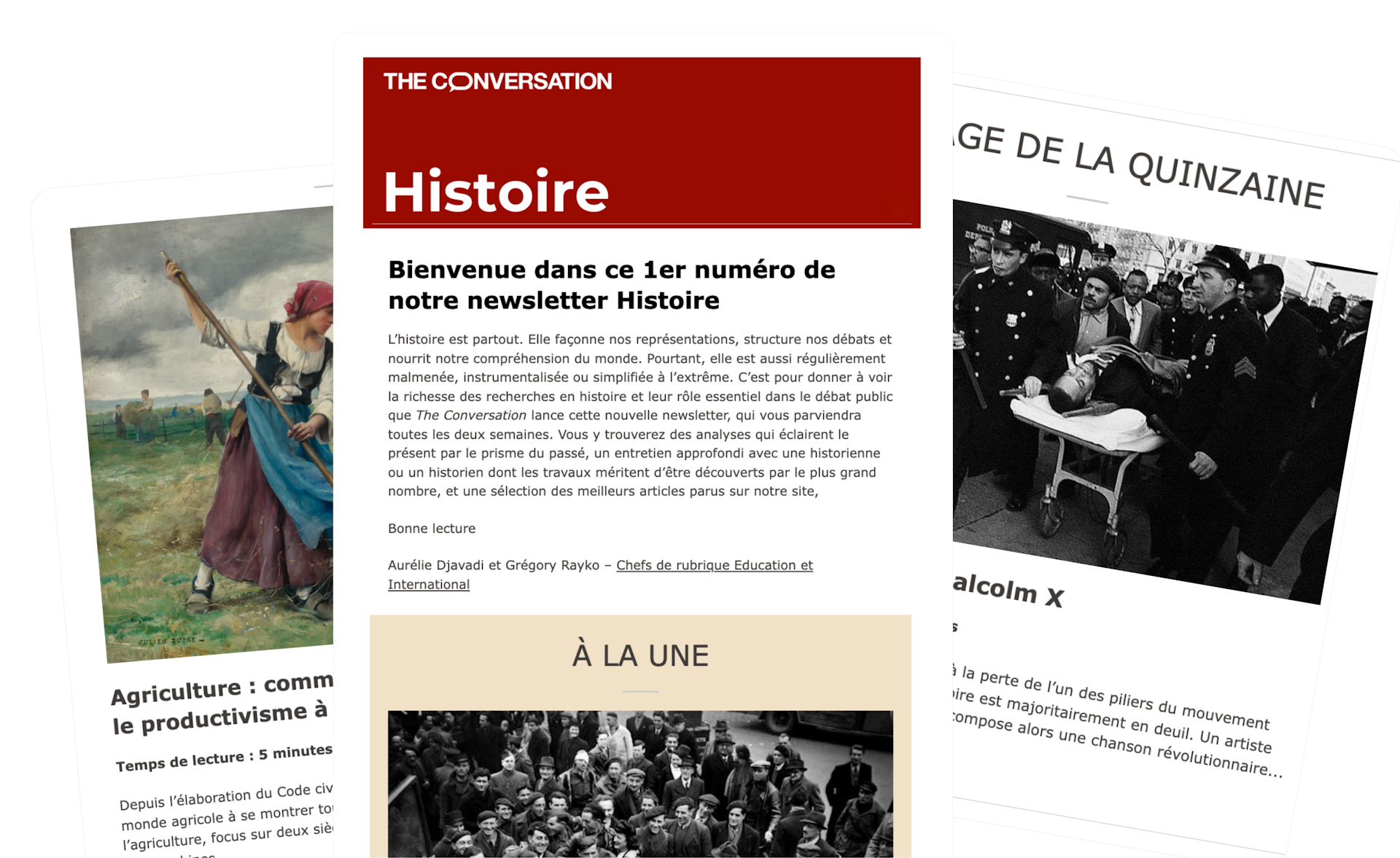 S'abonner aux newsletters de The Conversation